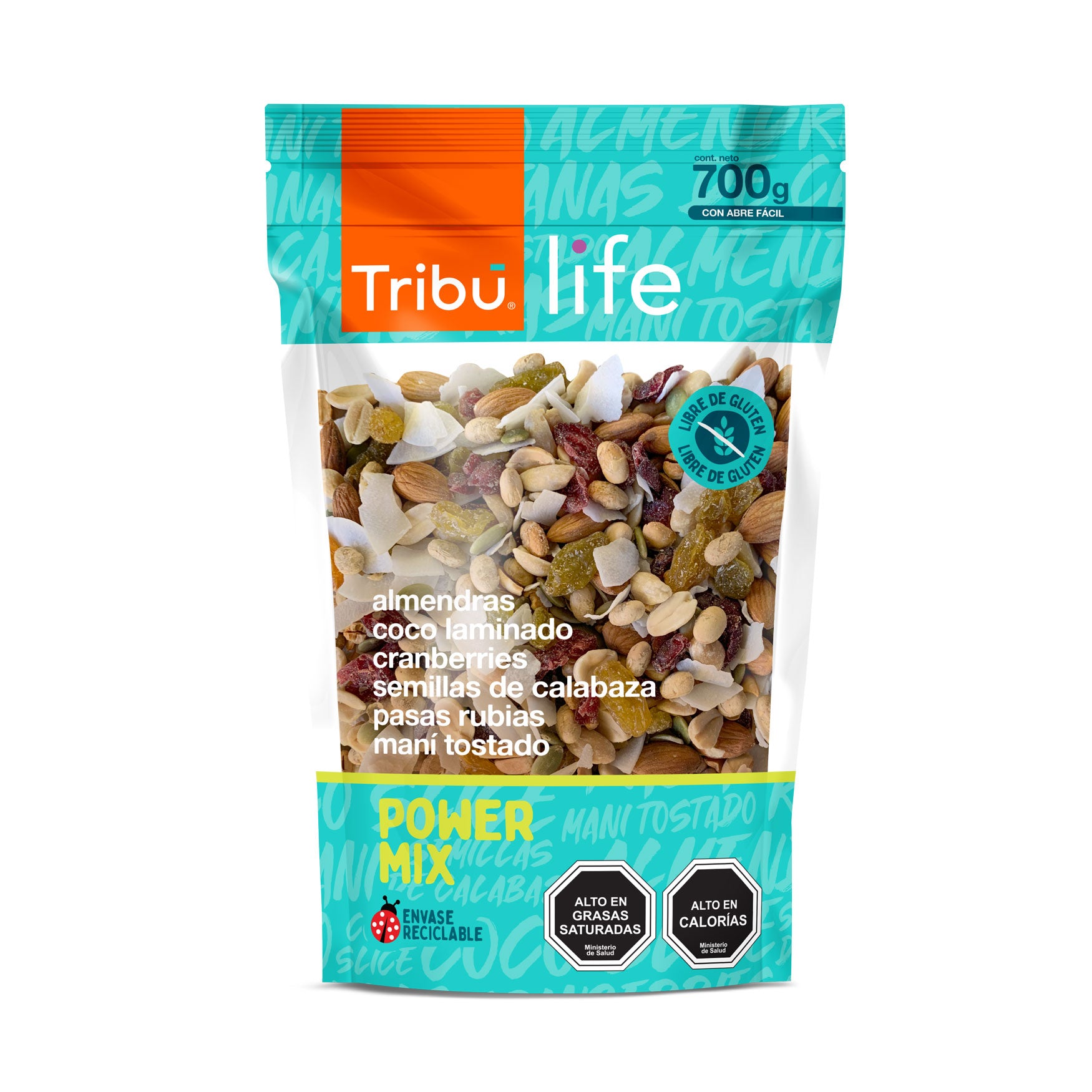 MIX POWER MIX TRIBÚ 700 GRS – Tribú Food