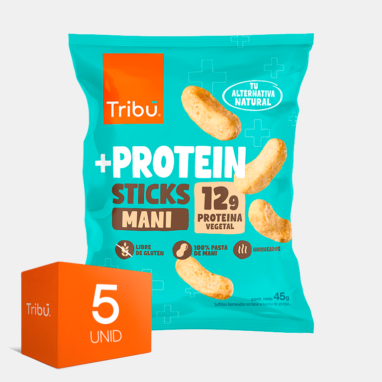 Protein Sticks Maní 45g (5 Unidades) – Tribú Food